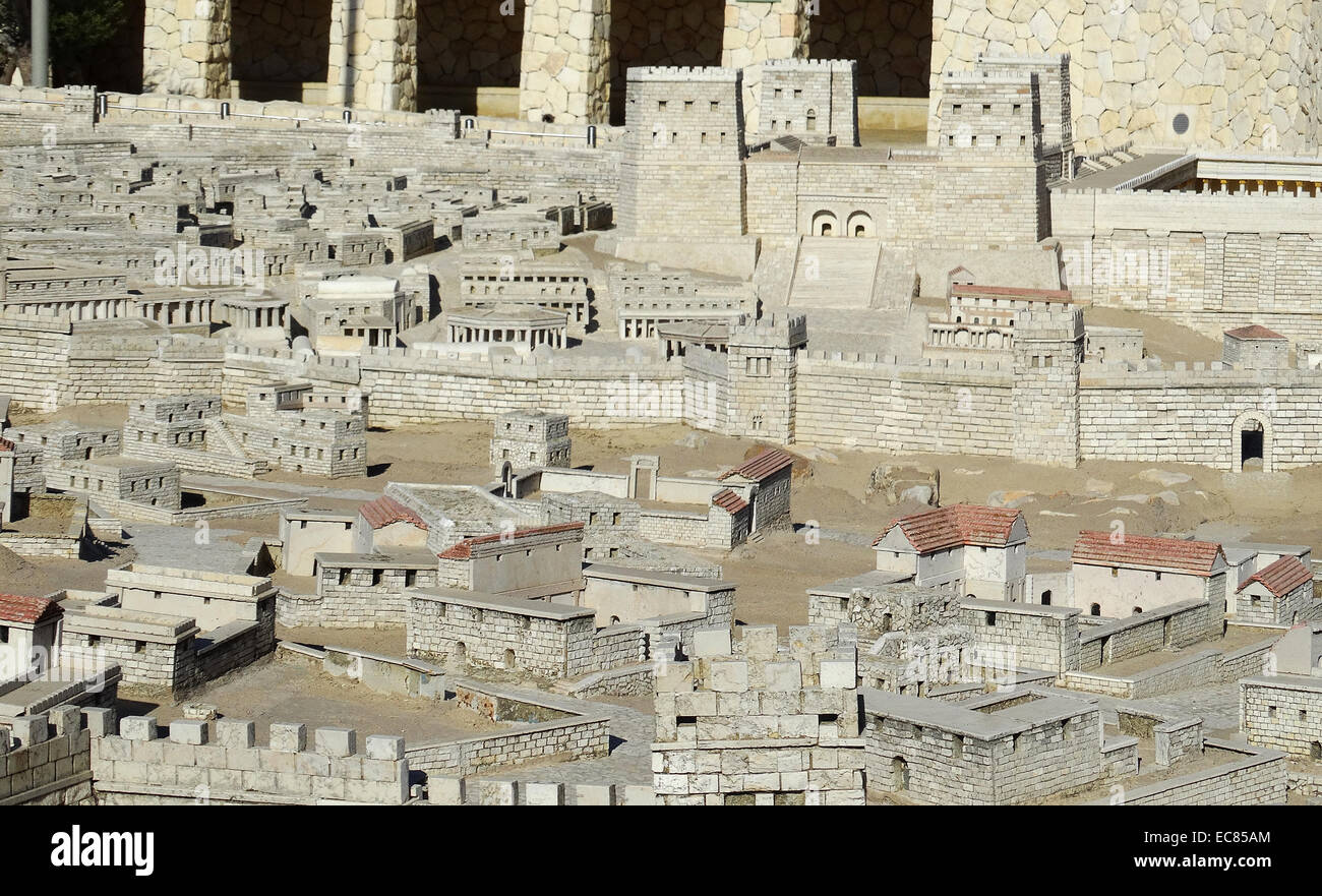 Antonia fortress in model jerusalem hi-res stock photography and images ...