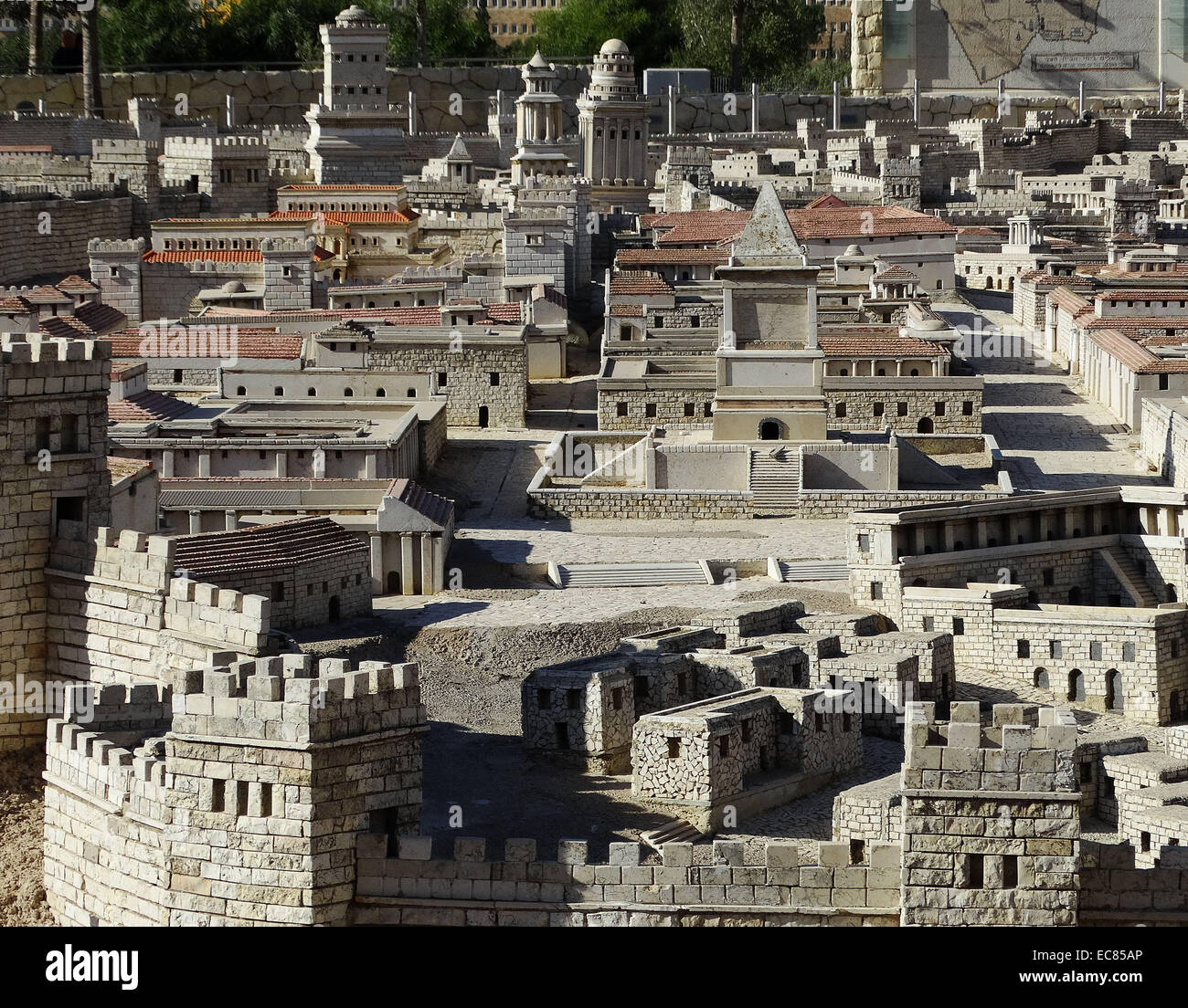 The Palace of the High Priest Caiaphas; in the Model of Jerusalem at ...