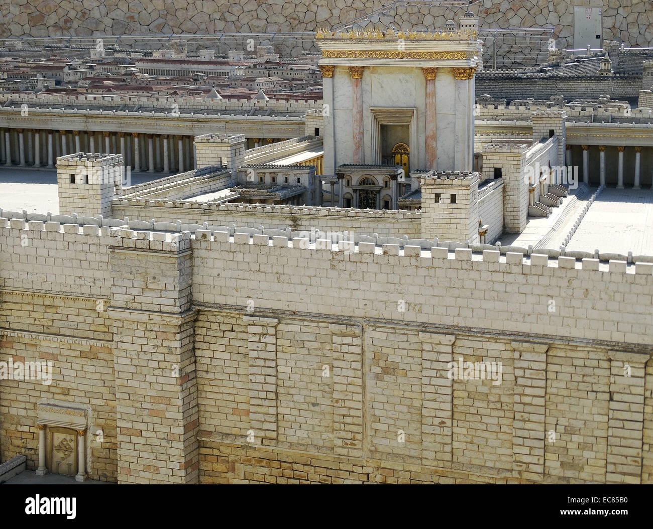 In the Model of Jerusalem at the Israel Museum. The model is a 1:50 ...