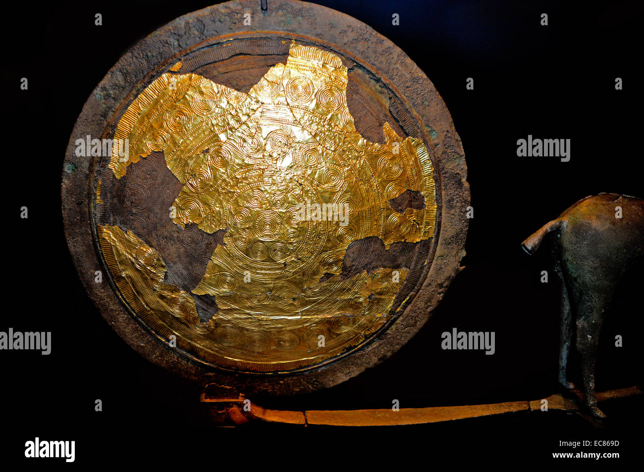 The Trundholm sun chariot (Danish: Solvognen); is a late Nordic Bronze ...