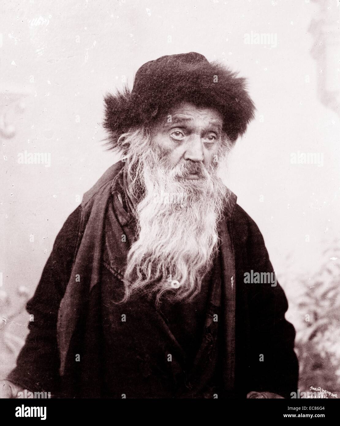 Photograph of a Jewish Rabbi in Jerusalem. Dated 1900 Stock Photo - Alamy