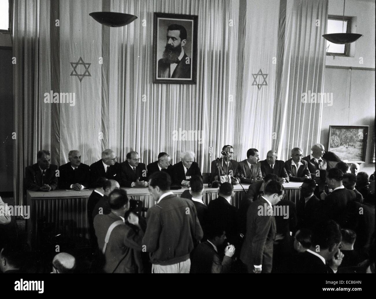 The Israeli Declaration of Independence made on the 14 May 1948, the ...