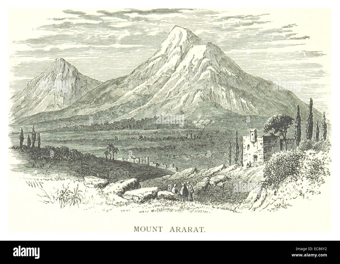 Map of mount ararat hi-res stock photography and images - Alamy