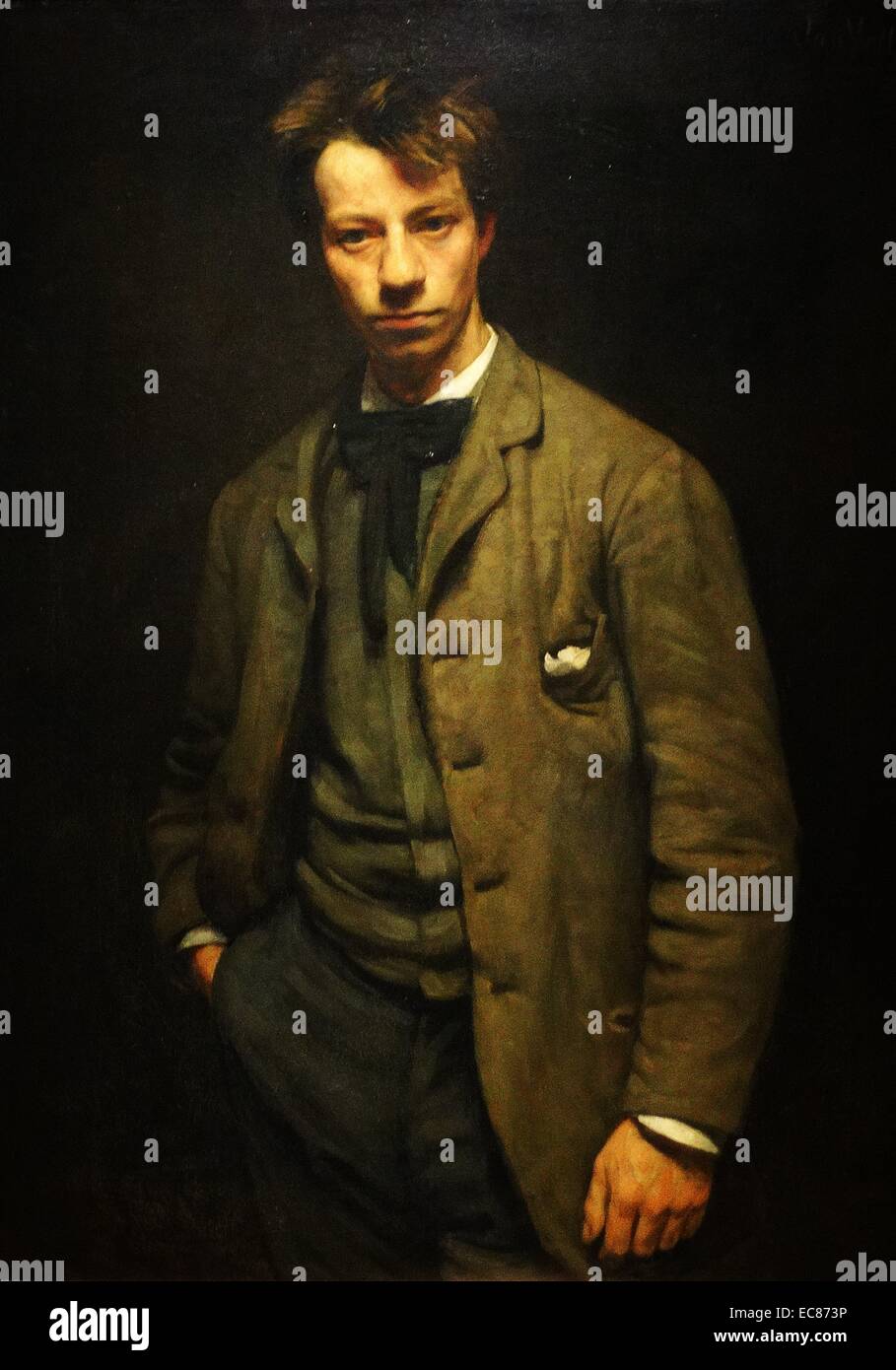 Portrait of Albert Verwey. Painted by Jan Veth (1864-1925) Dutch ...