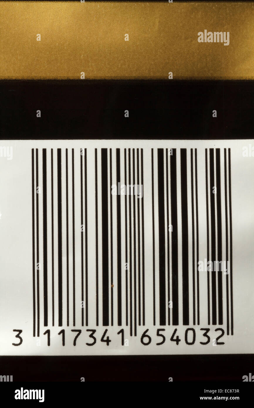 black and gold color, barcode Stock Photo - Alamy