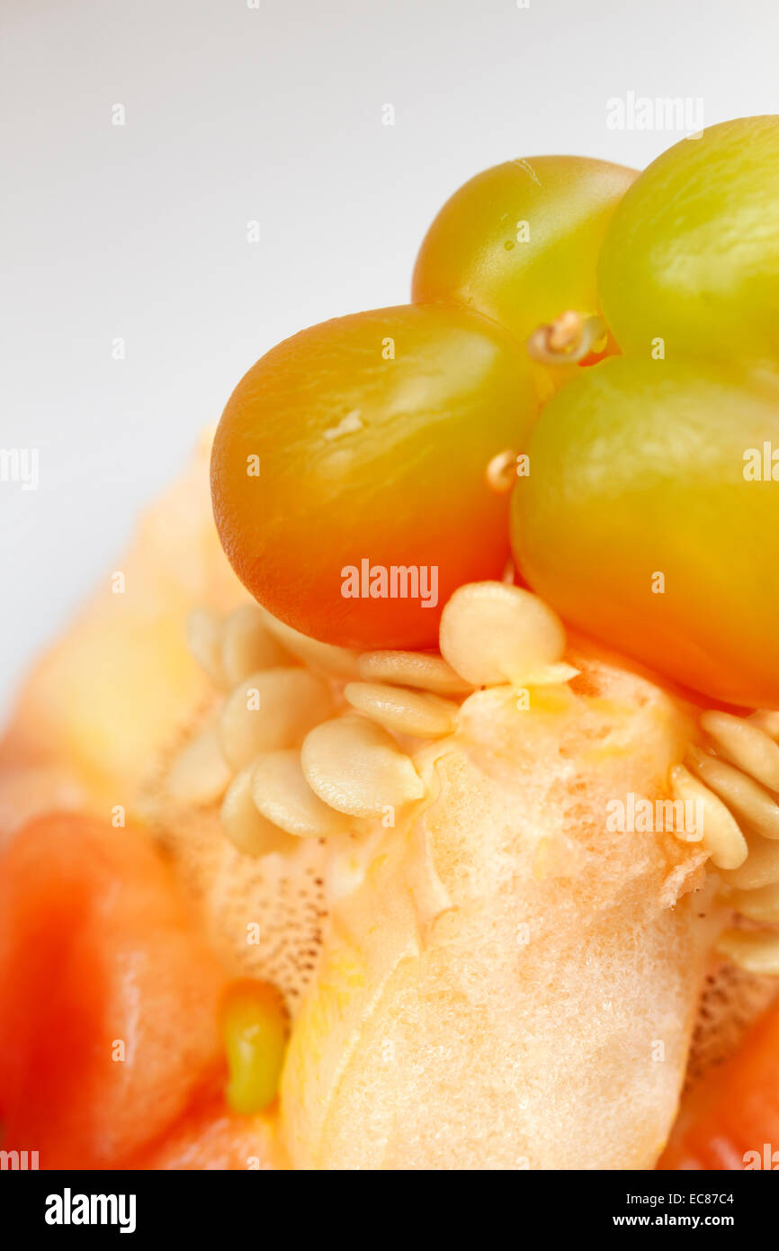 interior of raw red bell pepper, studio shot Stock Photo - Alamy