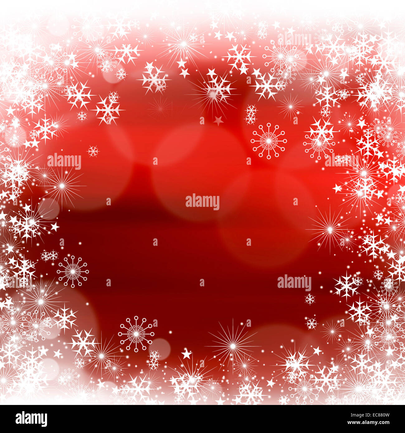 Red shiny stars and snowflakes christmas background Stock Photo - Alamy