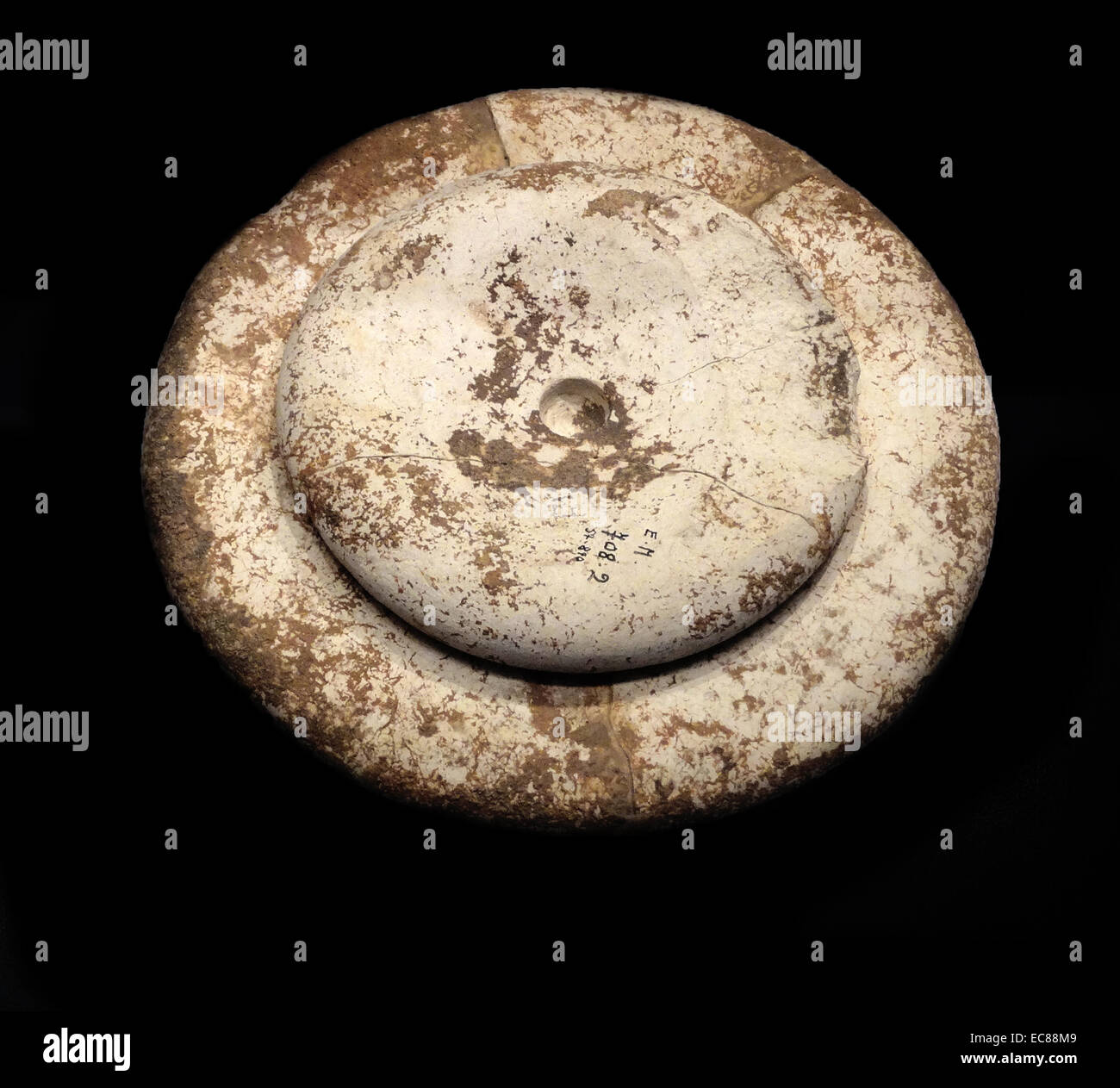 Limestone grinding tool from the Natufian culture, from the Eastern ...