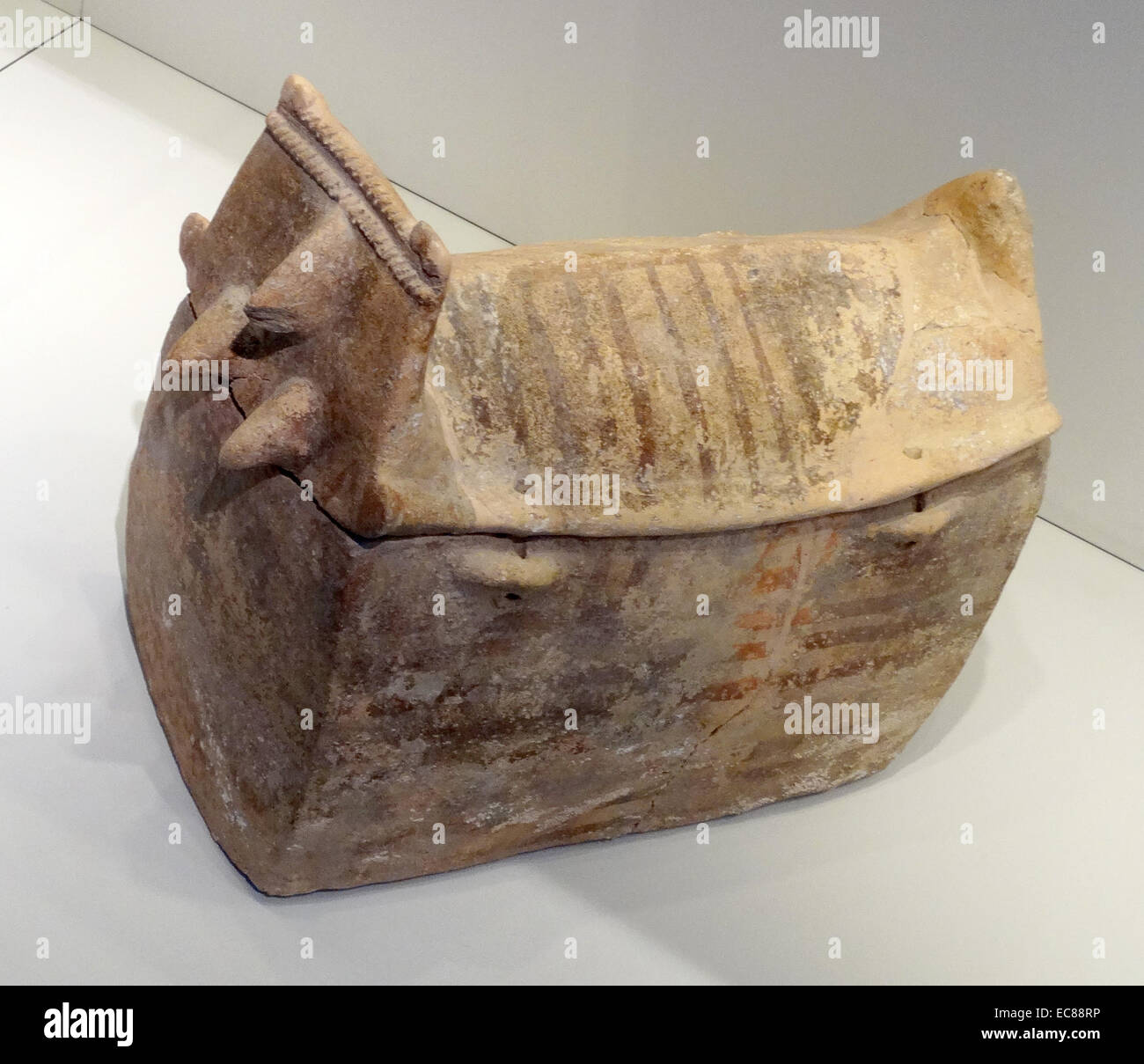 Item from a selection of ossuary's, burial containers and incense ...