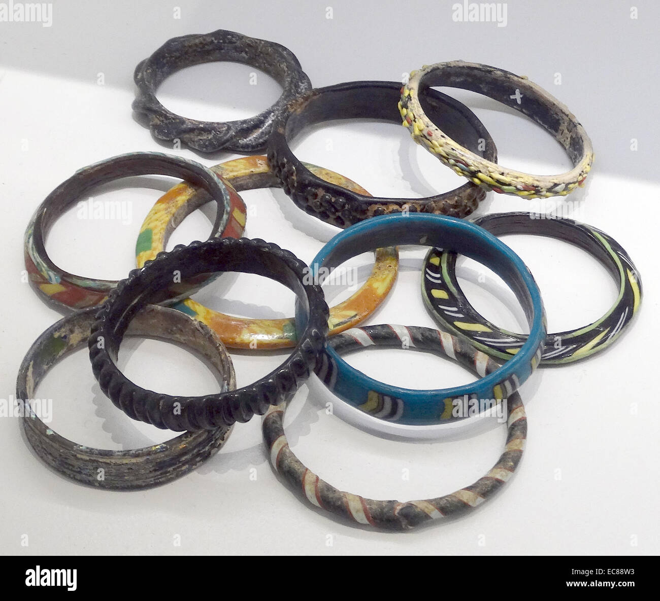 Selection bracelets israel jewellery ancient hi-res stock photography ...