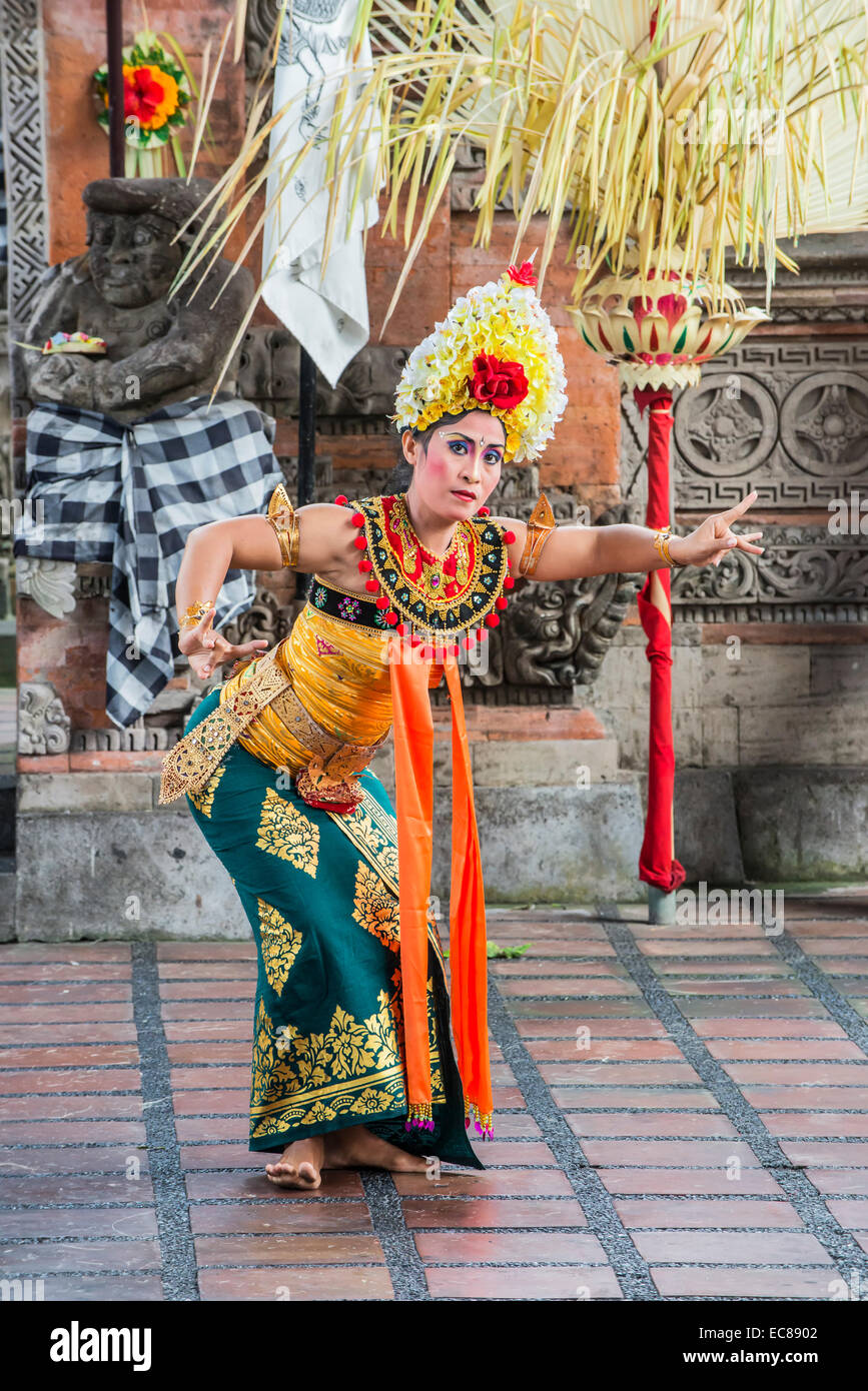 Barong and Kris Dance, Traditional Balinese dance, Ubud, Bali Island ...