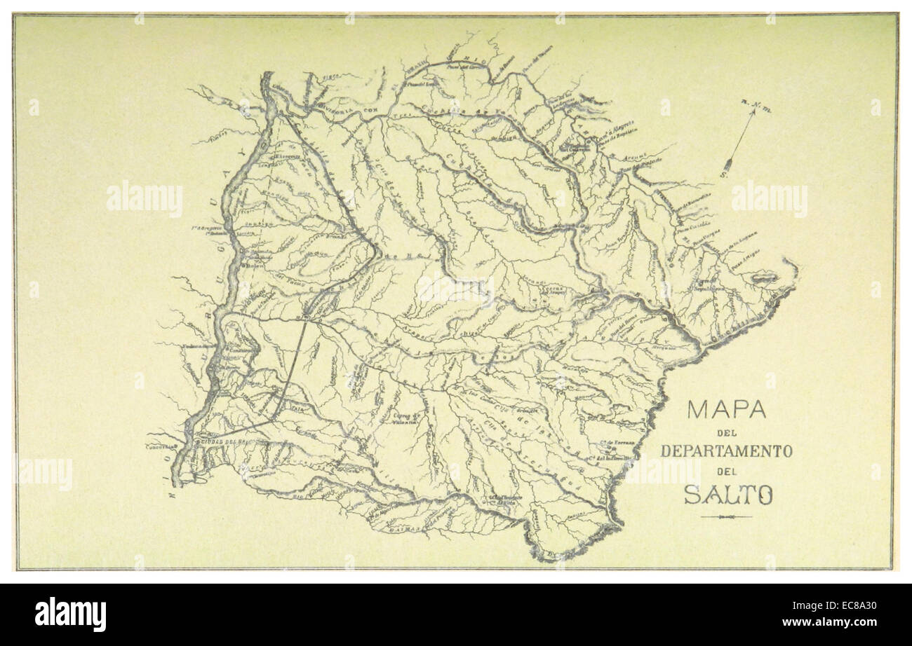 Salto uruguay map hi-res stock photography and images - Alamy