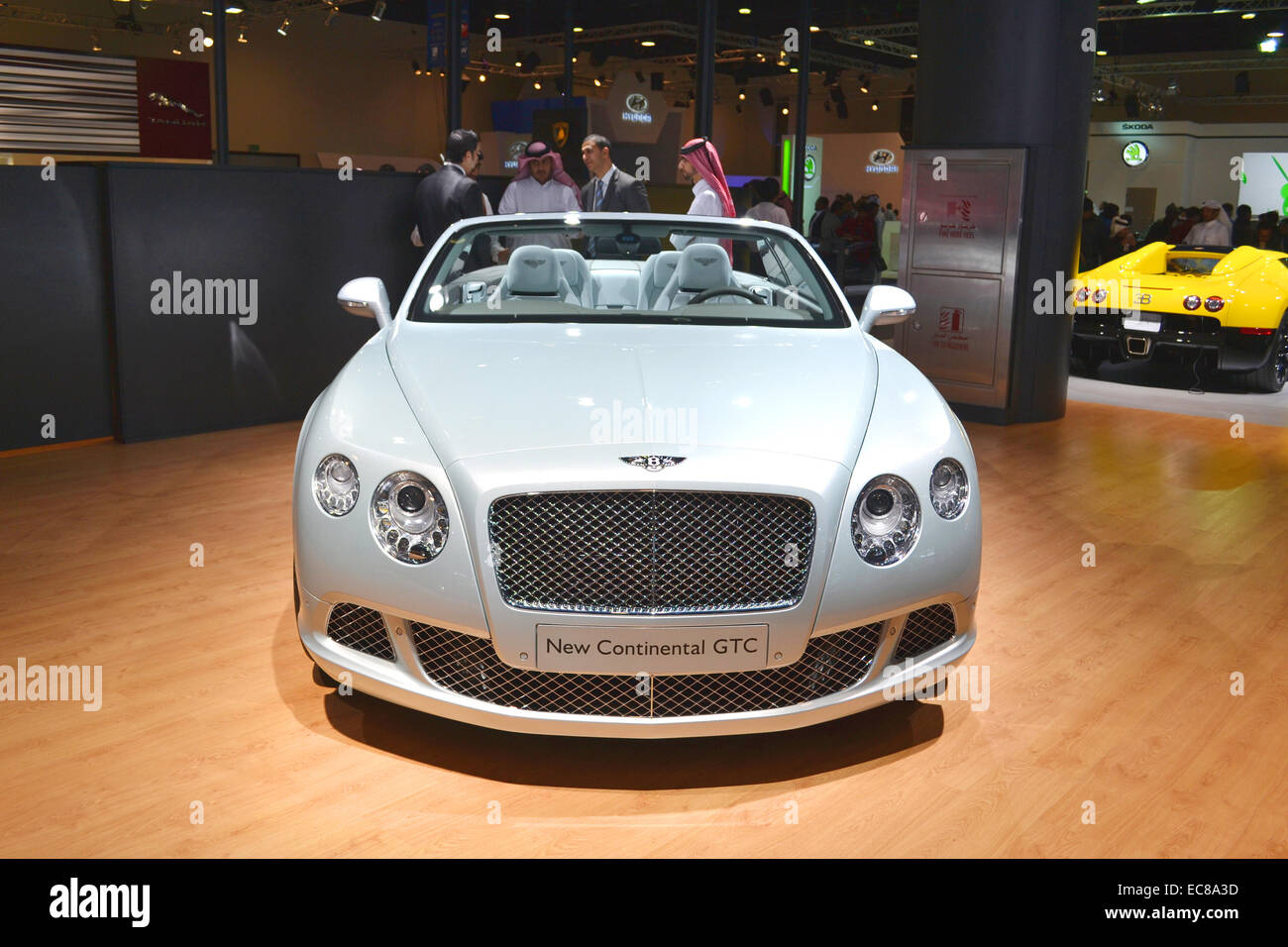 Bentley New Continental GTC on display at Qatar Motor Show Second ...