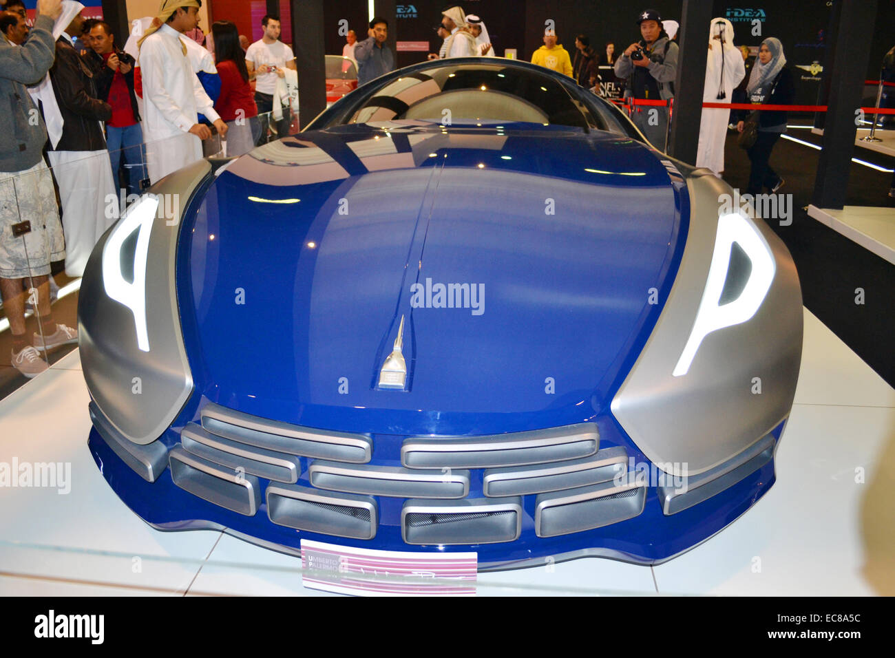 Umberto Palermo Design Vittoria model on display at Qatar Motor Show ...