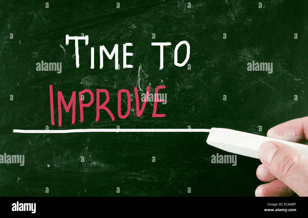 time to improve Stock Photo - Alamy