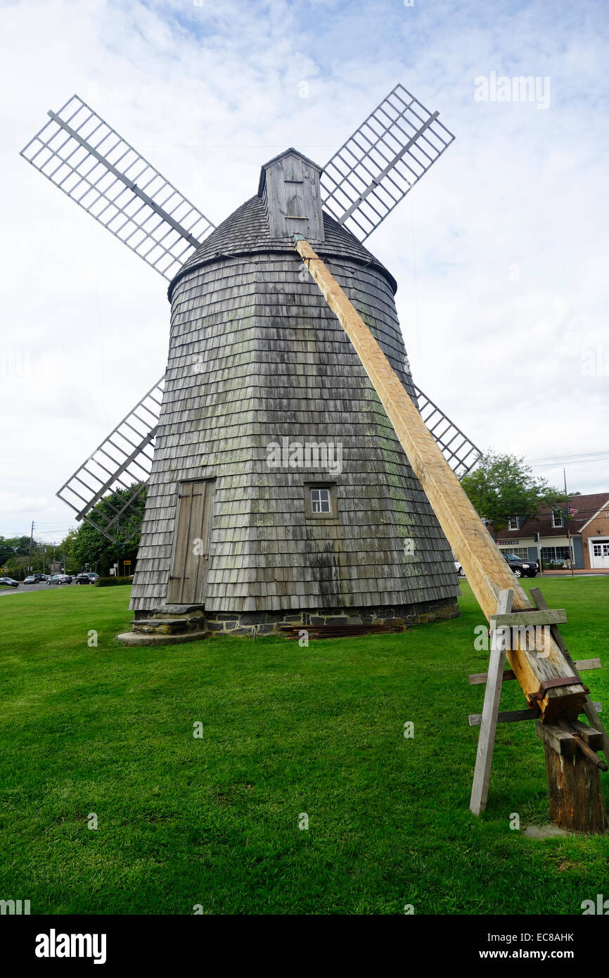 windmill at Water Mill Southhampton Long Island NY Stock Photo - Alamy