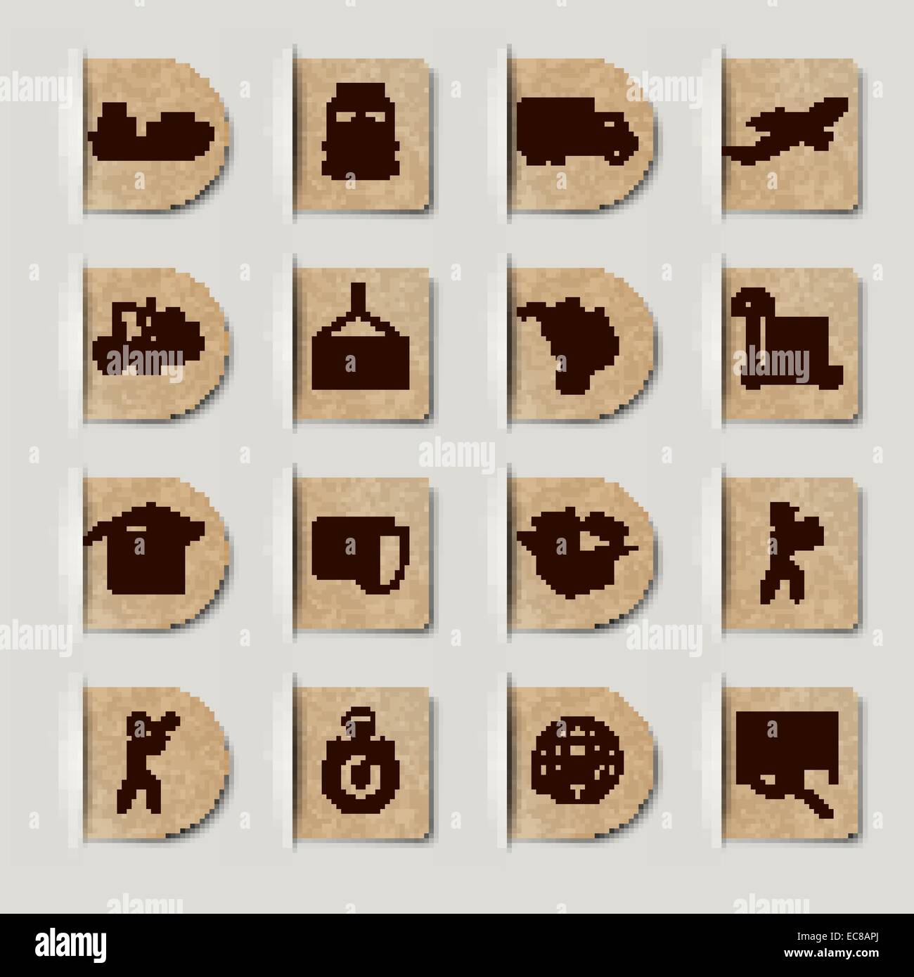 Shipping labels Stock Vector Images - Alamy