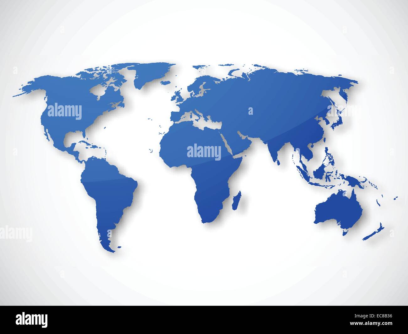World map isolated design template vector illustration Stock Vector ...