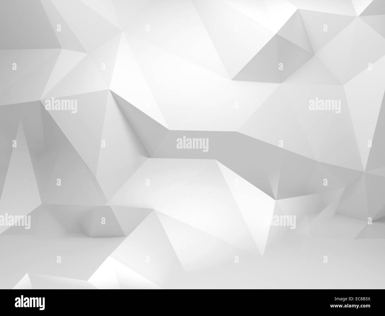 White Polygon Wallpaper