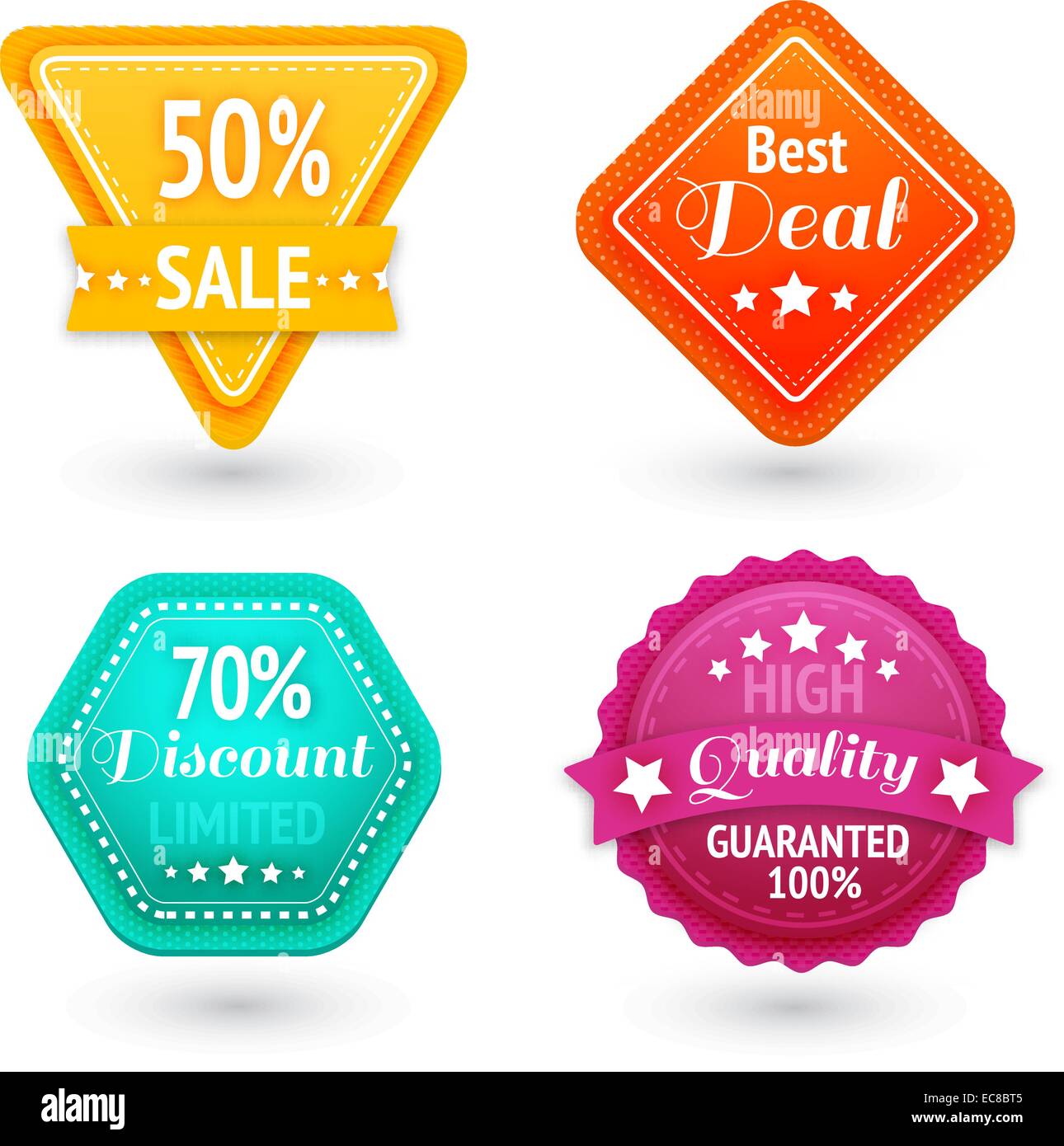 Sale signs and symbols set for best price high quality and exclusive ...