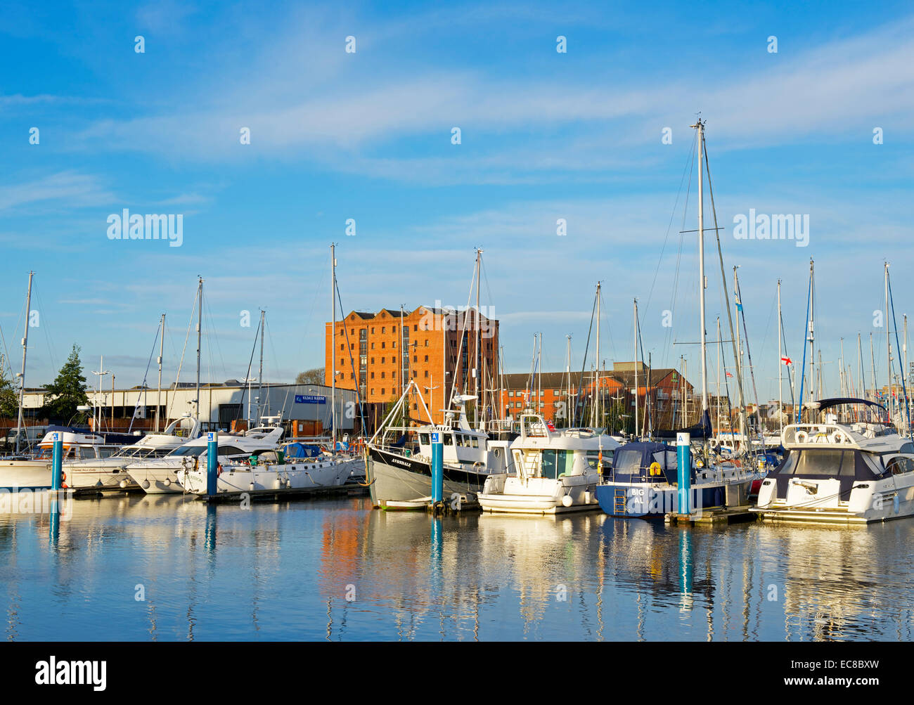 Hull Marina, Humberside, East Yorkshire, England UK Stock Photo - Alamy