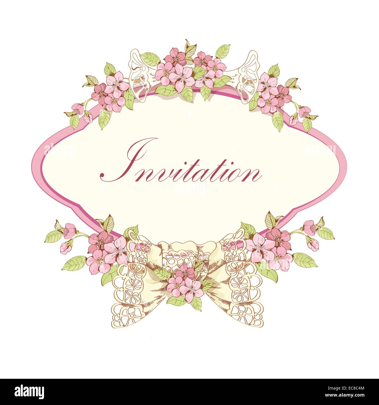 Cherry lace Stock Vector Images - Alamy