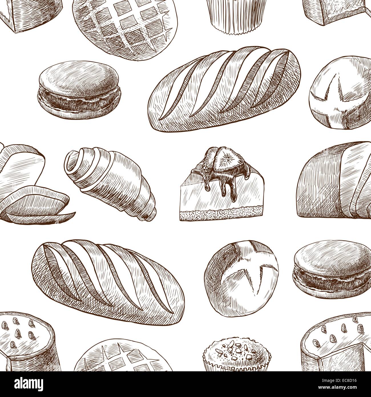 Puff pastry Stock Vector Images - Alamy