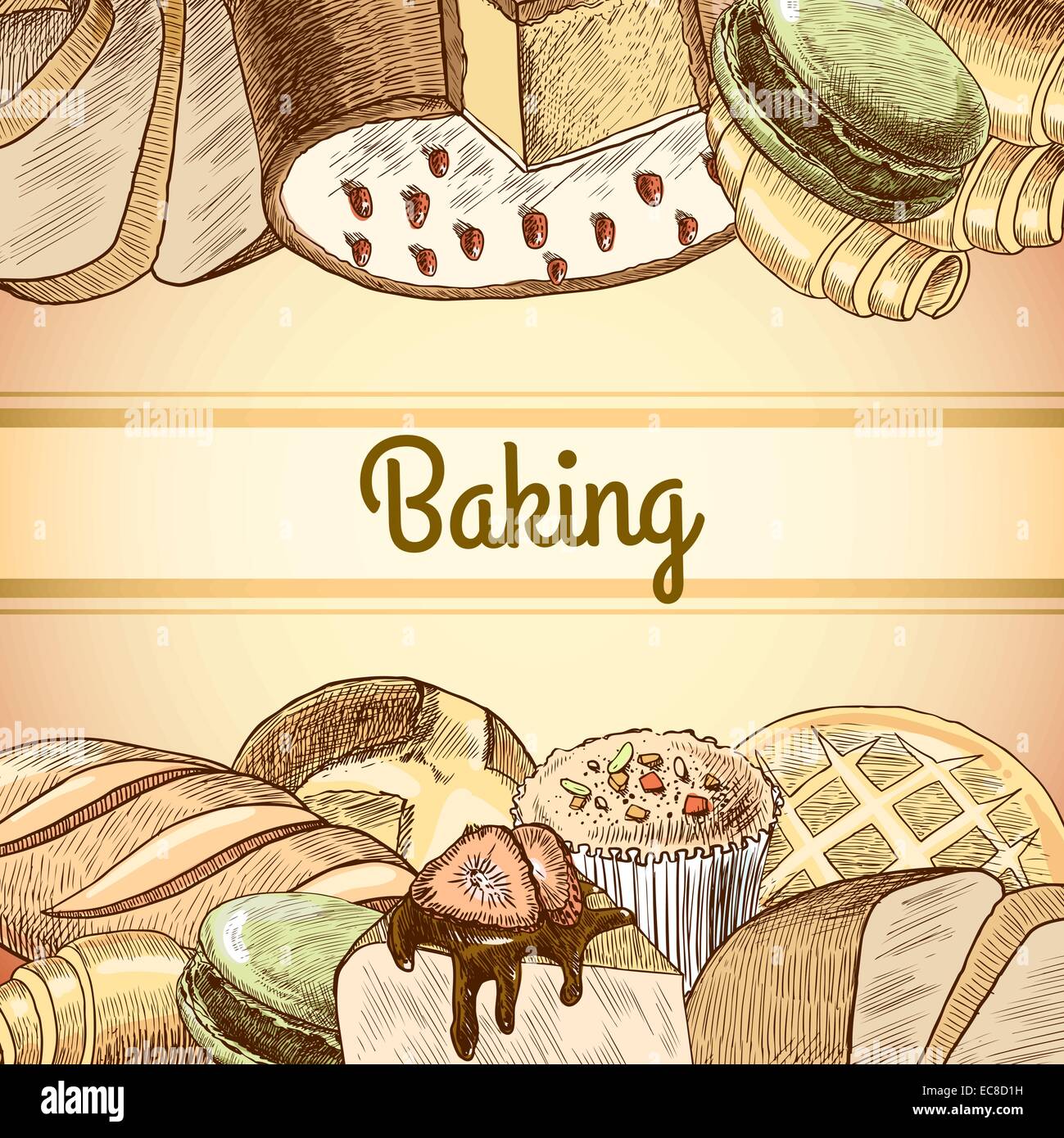 Baking cakes poster hi-res stock photography and images - Alamy