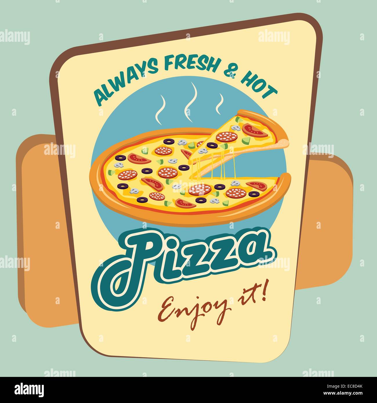 Pizzeria advertising hi-res stock photography and images - Alamy