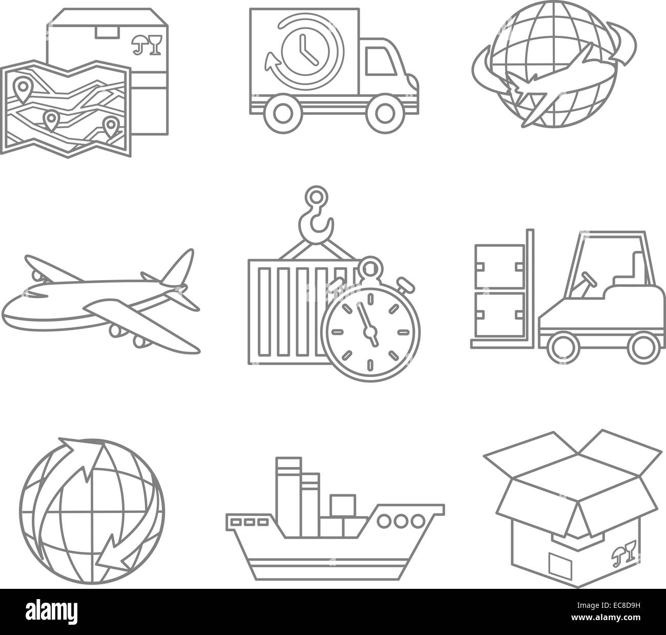 Logistic map Black and White Stock Photos & Images - Alamy