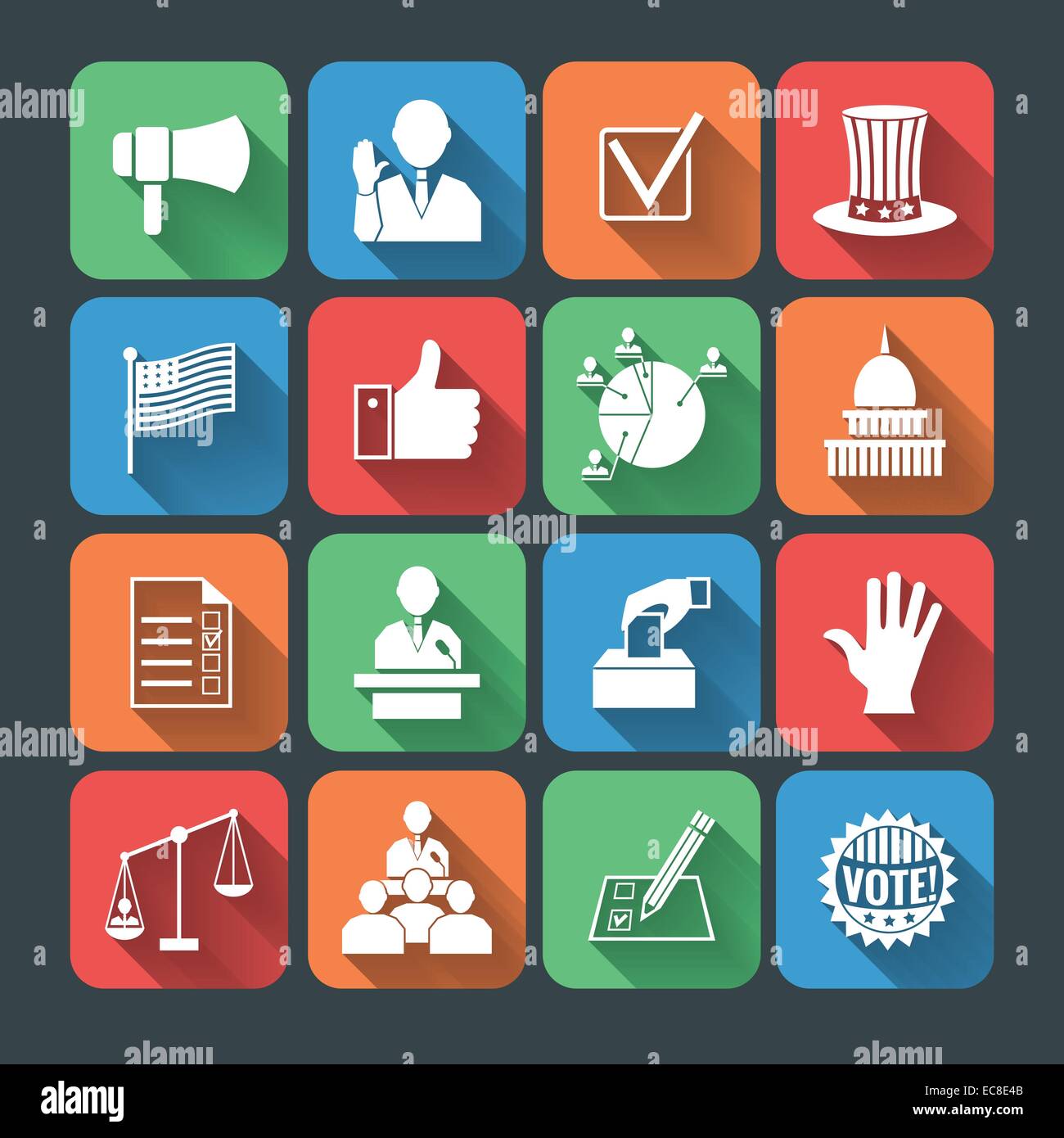 Shadow elections Stock Vector Images - Alamy