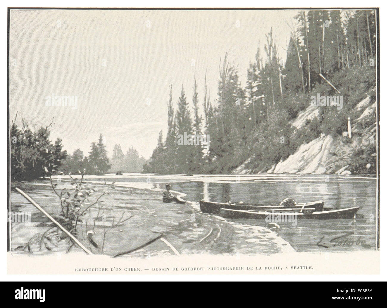 BOILLOT(1899) p193 EMBOUCHURE D'UN CREEK.-DESSIN DE GOTORBE ... BOILLOT(1899) p193 EMBOUCHURE D'UN CREEK.-DESSIN DE GOTORBE ...