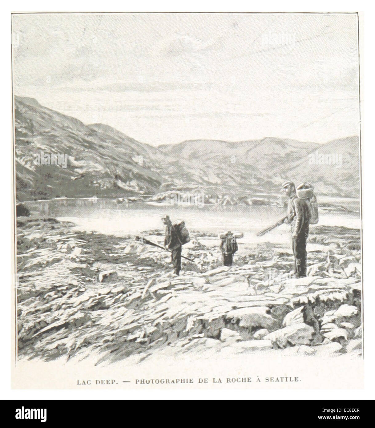 This 1899 photograph by Boillot captures the stunning landscape of Lac ... This 1899 photograph by Boillot captures the stunning landscape of Lac ...