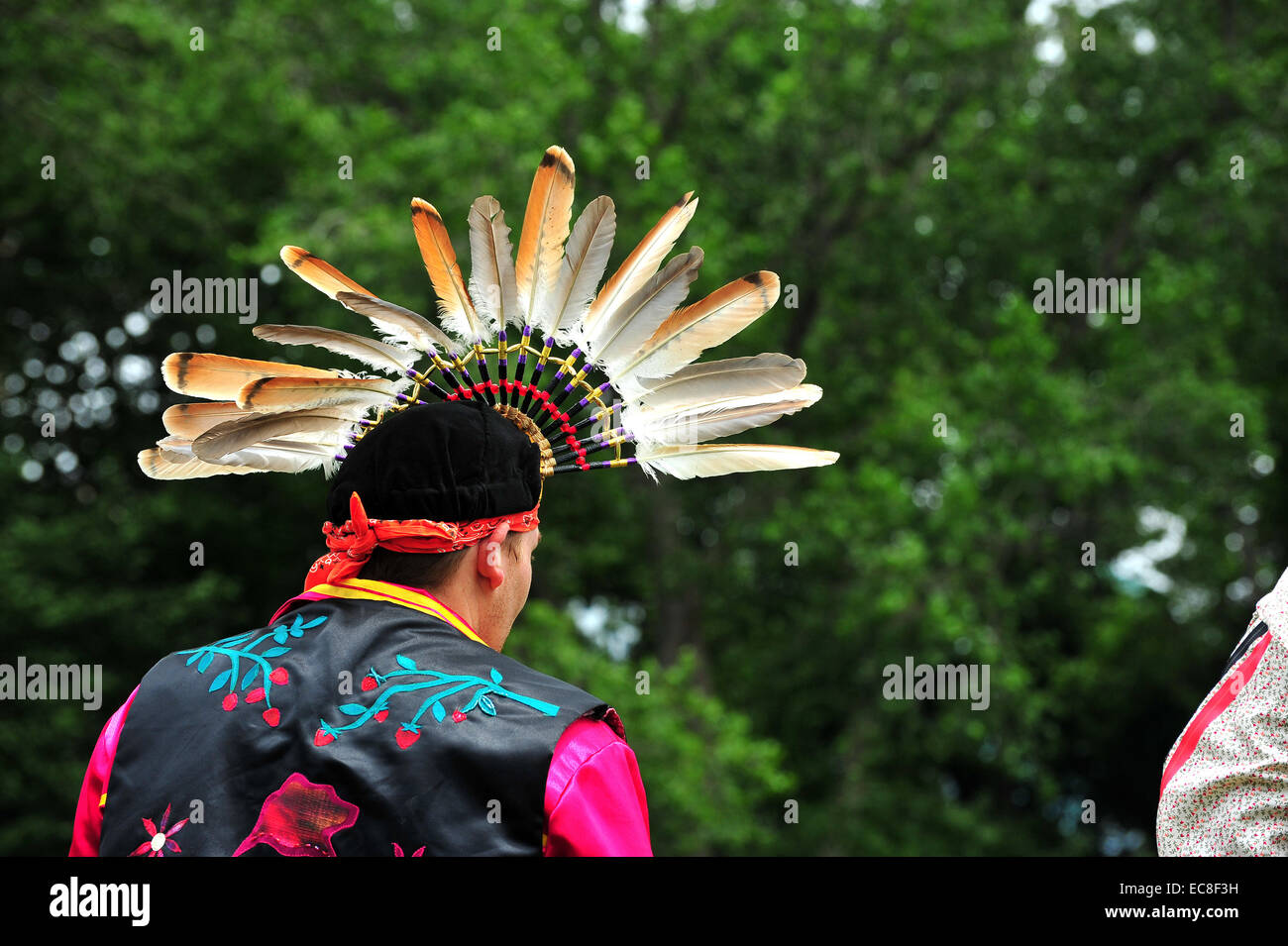 Indigenous Canadians participate in Canada Day celebrations held in a ...
