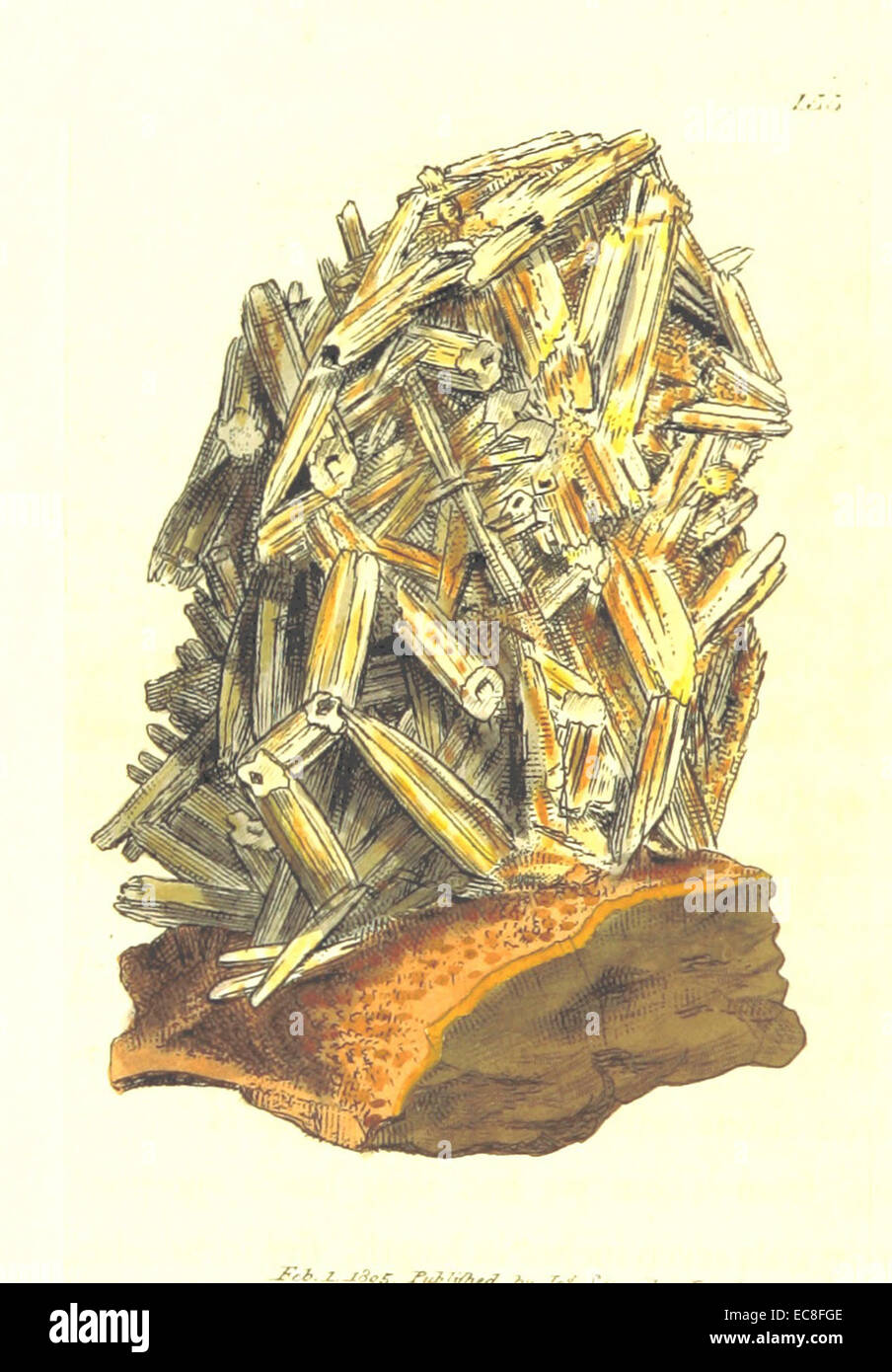 British Mineralogy Vol.2 (1806) p240 T155 PLUMBUM carbonatum Stock ...