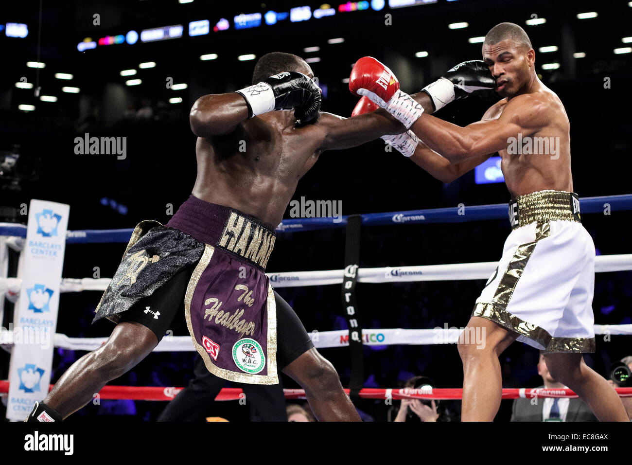 Brooklyn, New York, USA. 6th Dec, 2014. THOMAS DULORME (white & gold ...