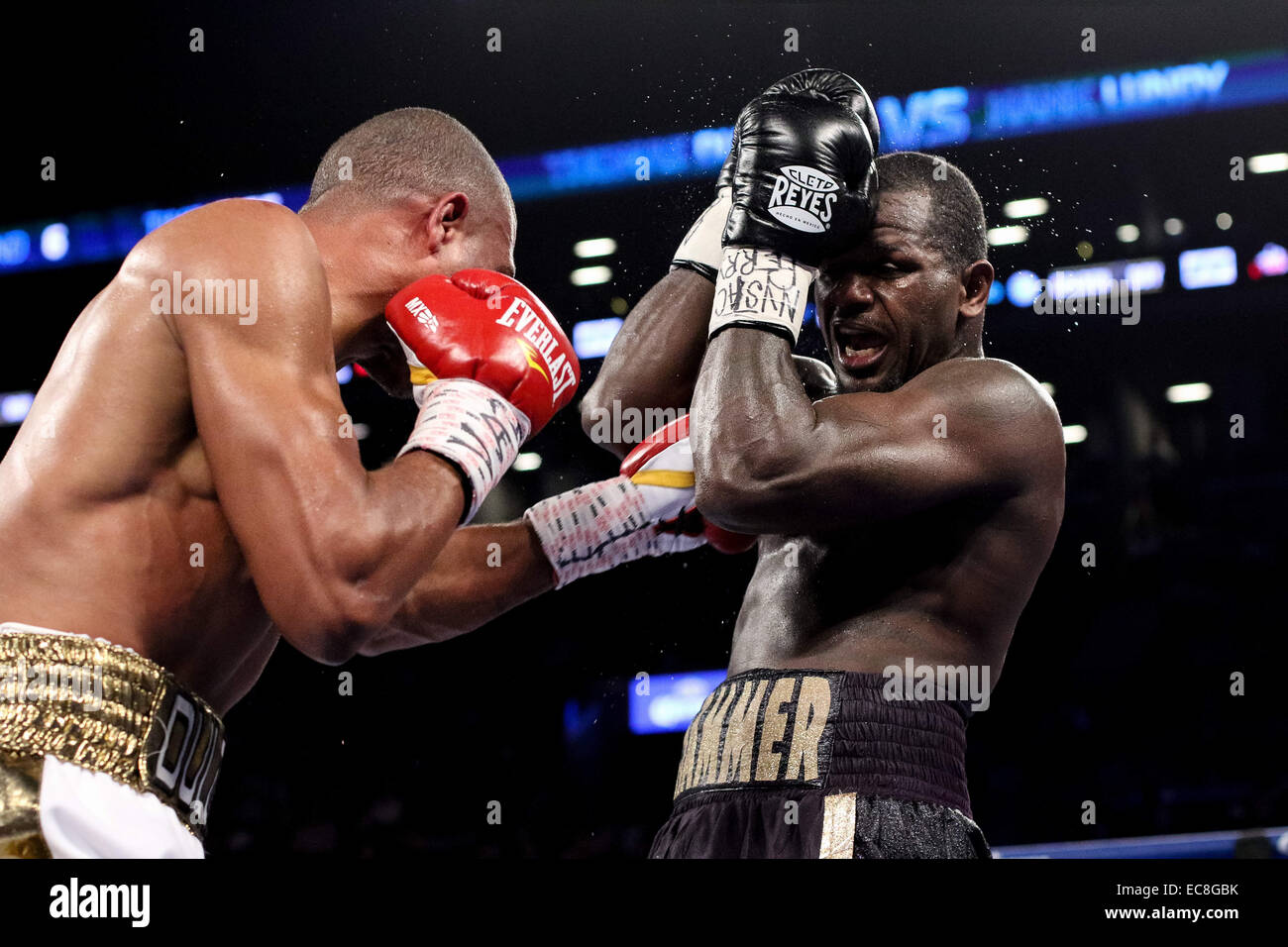 Brooklyn, New York, USA. 6th Dec, 2014. THOMAS DULORME (white & gold ...