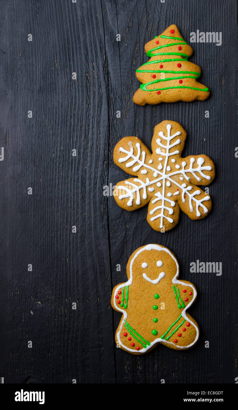 Black gingerbread man hi-res stock photography and images - Alamy