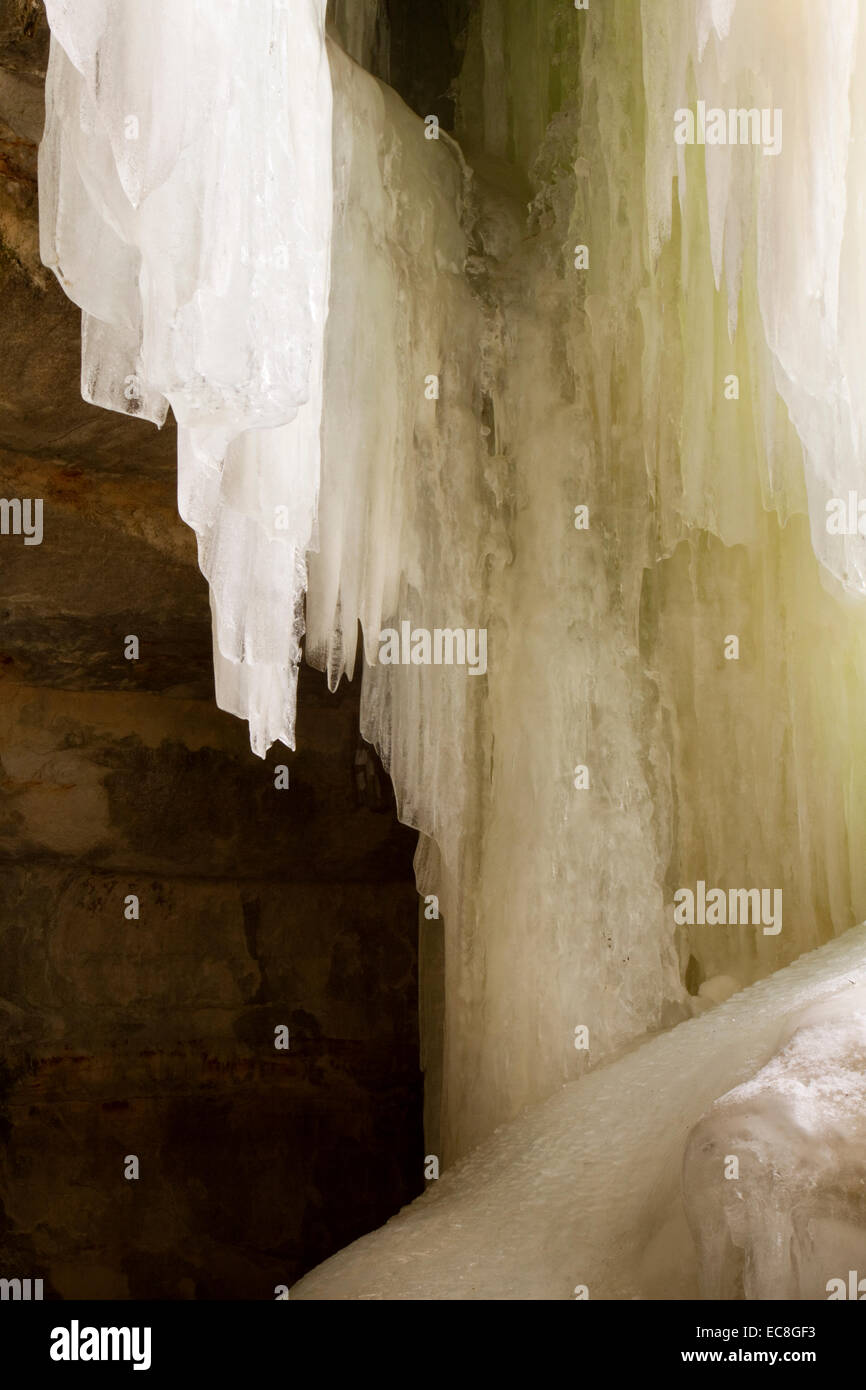 Eben Ice Caves Stock Photo - Alamy
