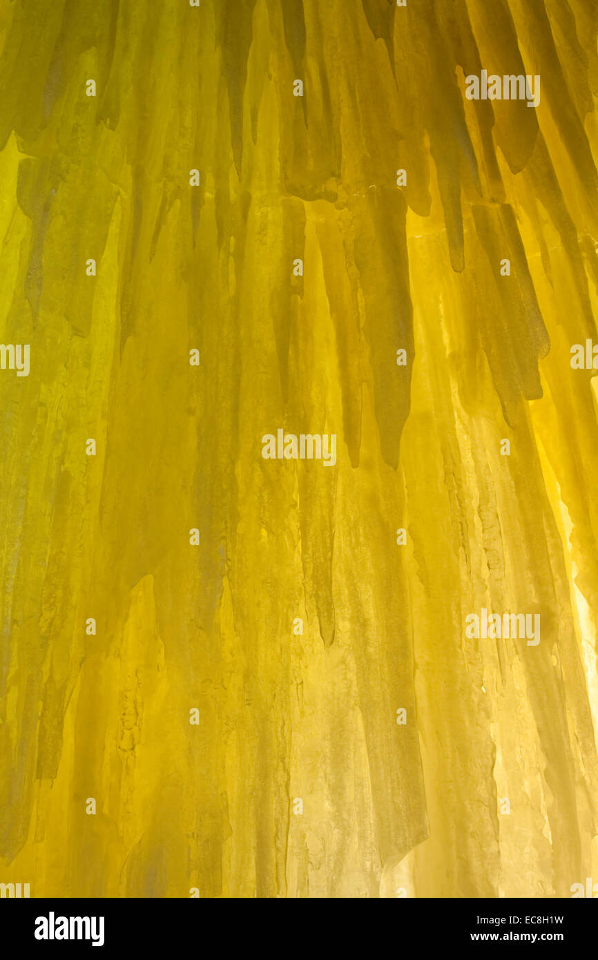 Eben Ice Caves Stock Photo - Alamy