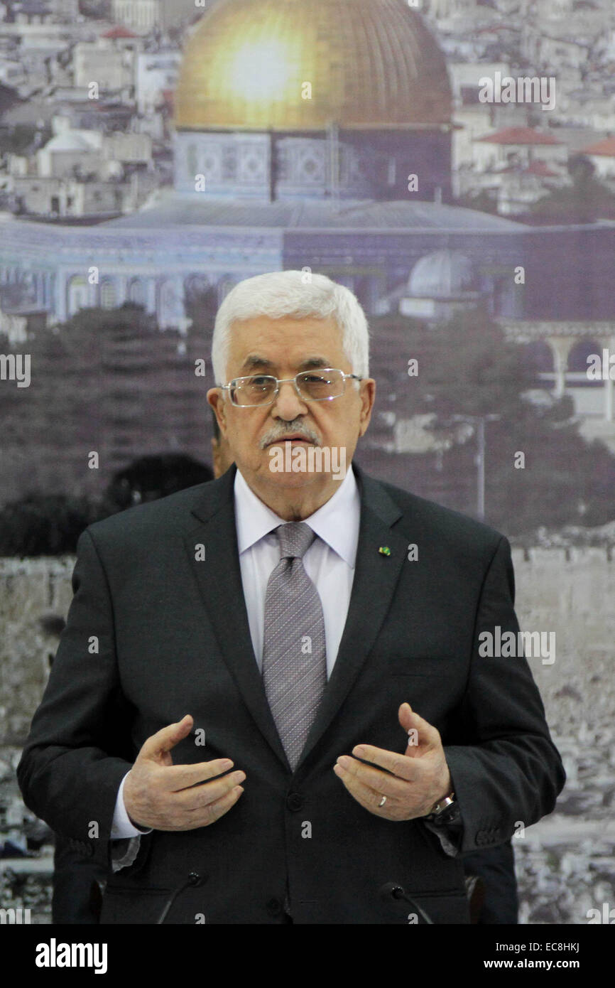 Ramallah, West Bank, Palestinian Territory. 10th Dec, 2014. Palestinian ...