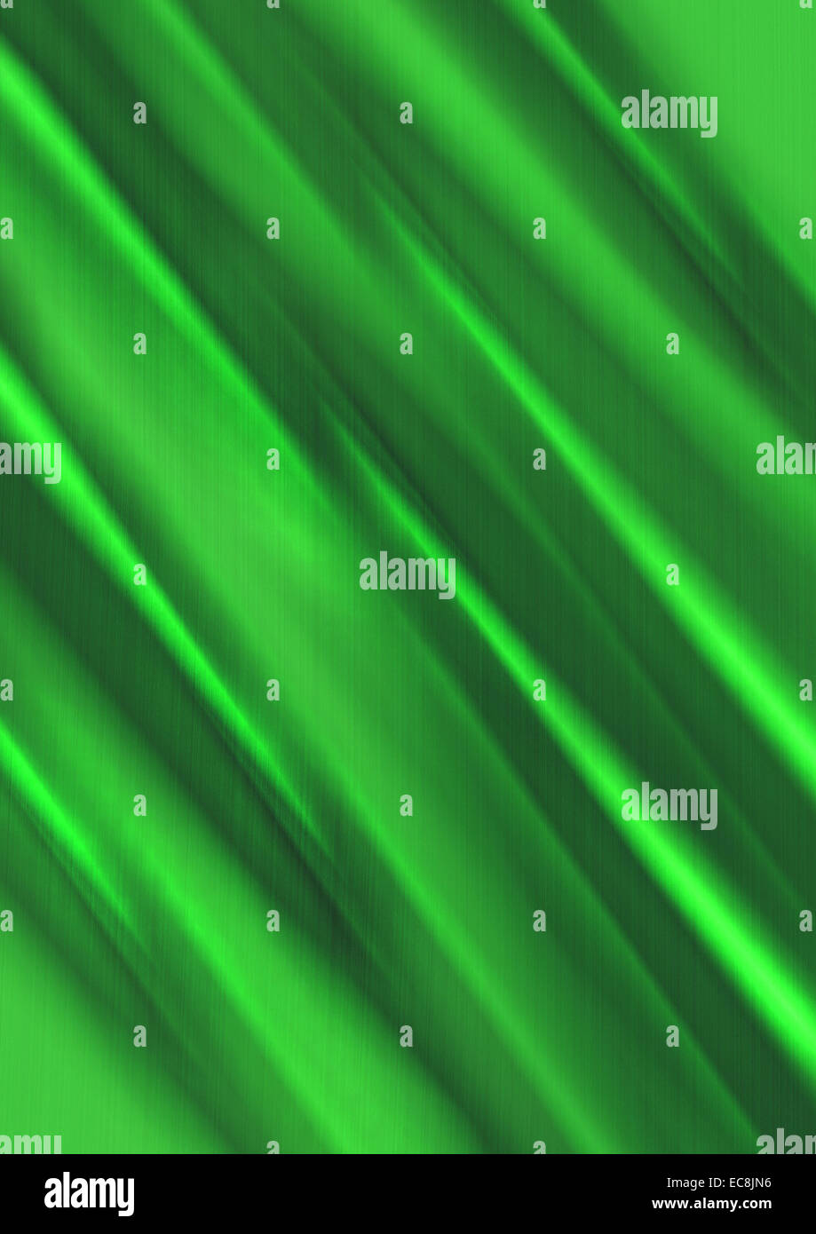 Bright green gradient background covered with rays moving to each other ...