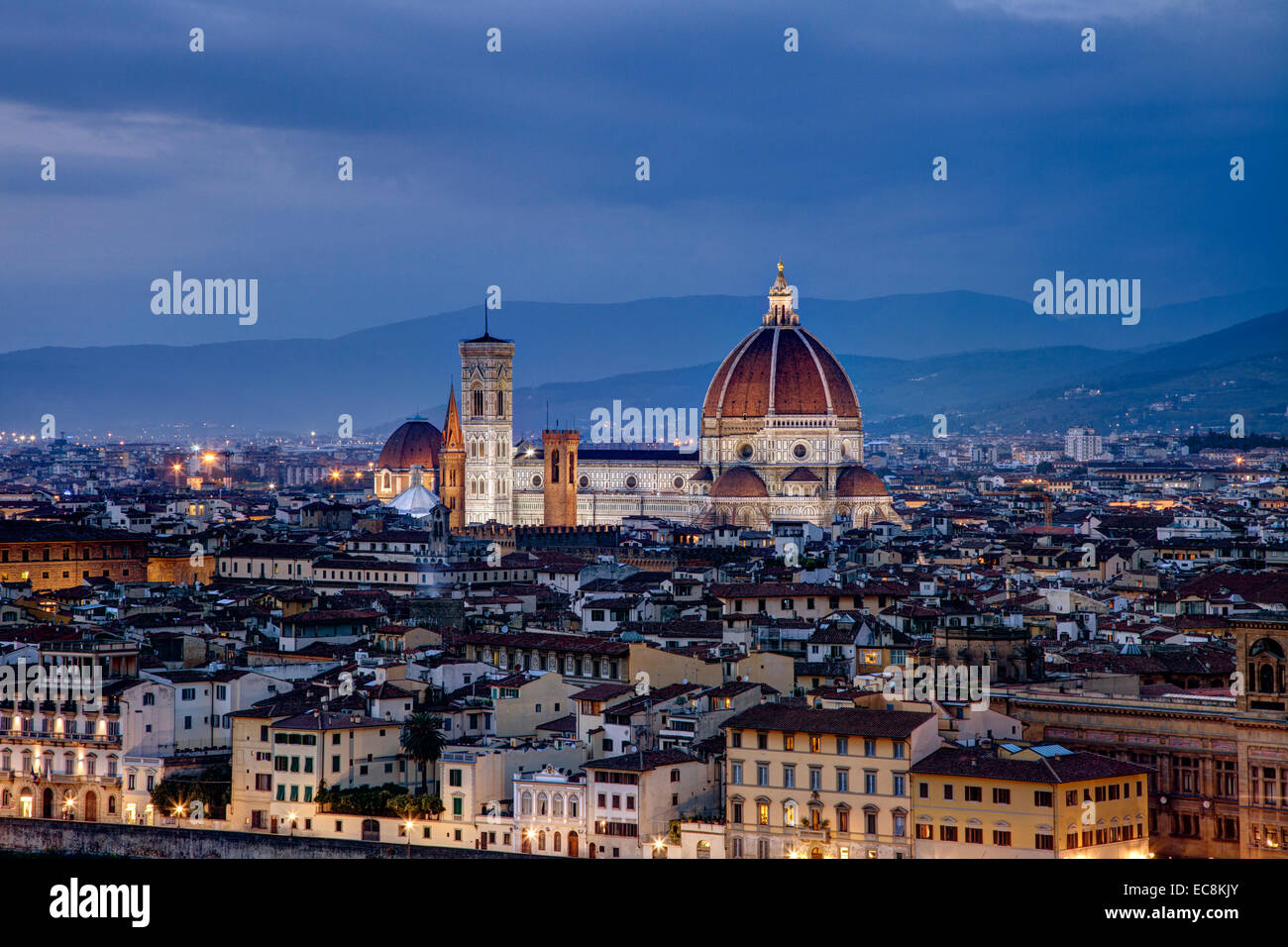 Piazzale Michelangelo Duomo View, Florence Italy Stock Photo - Alamy
