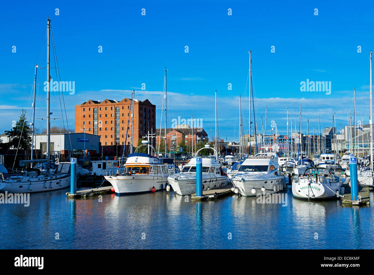 Hull Marina, Humberside, East Yorkshire, England UK Stock Photo - Alamy