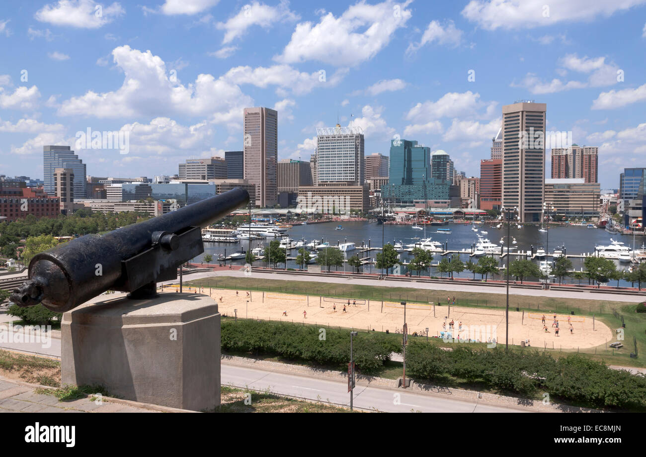 Historic baltimore from federal hill hi-res stock photography and ...