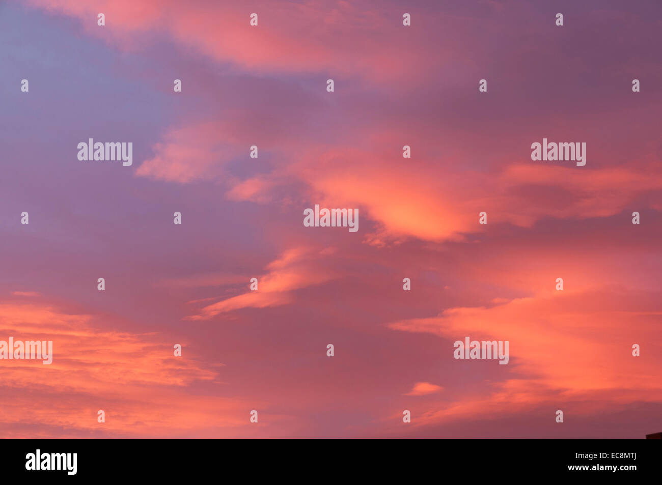 Cloudy red sky Stock Photo - Alamy