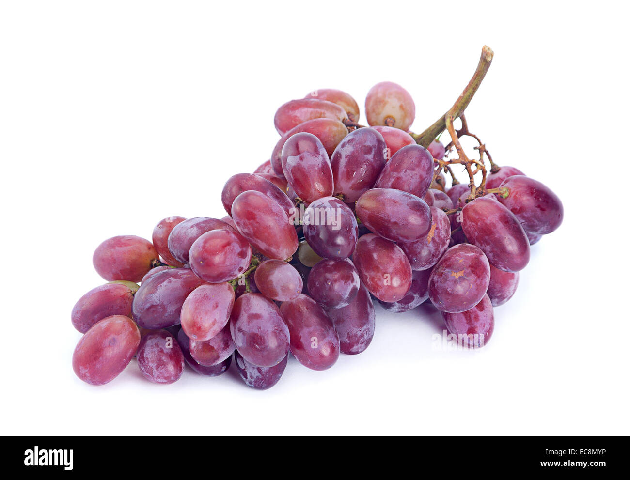 Violet grape fruit isolated on white Stock Photo - Alamy