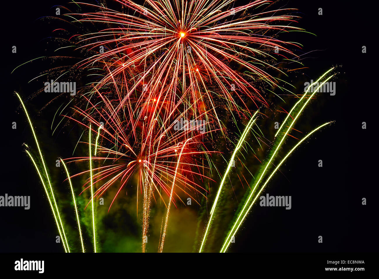 A fireworks display Stock Photo - Alamy