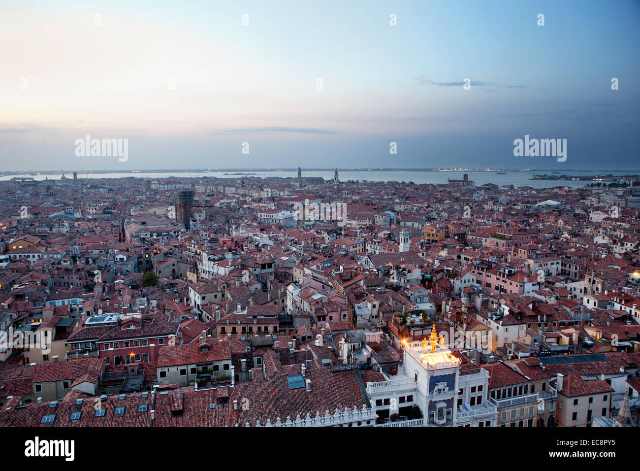 Venice aerial night hi-res stock photography and images - Alamy