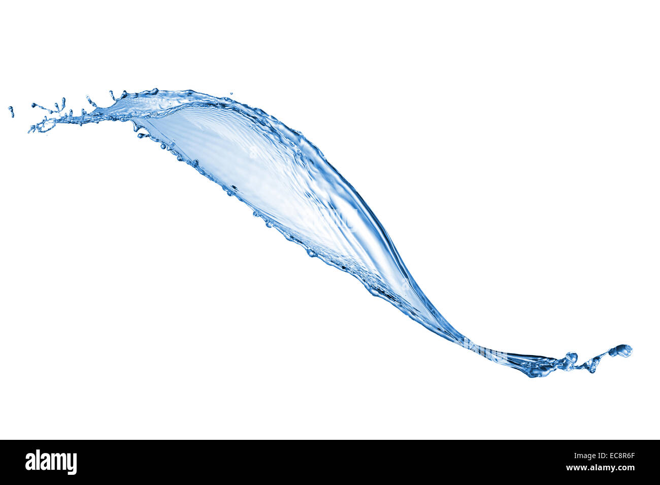 water splash isolated on white Stock Photo - Alamy